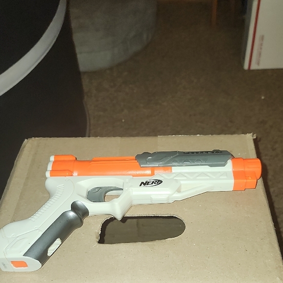 Nerf | Toys | Nerf Blaster Toy Gun Orange And Gray | Poshmark